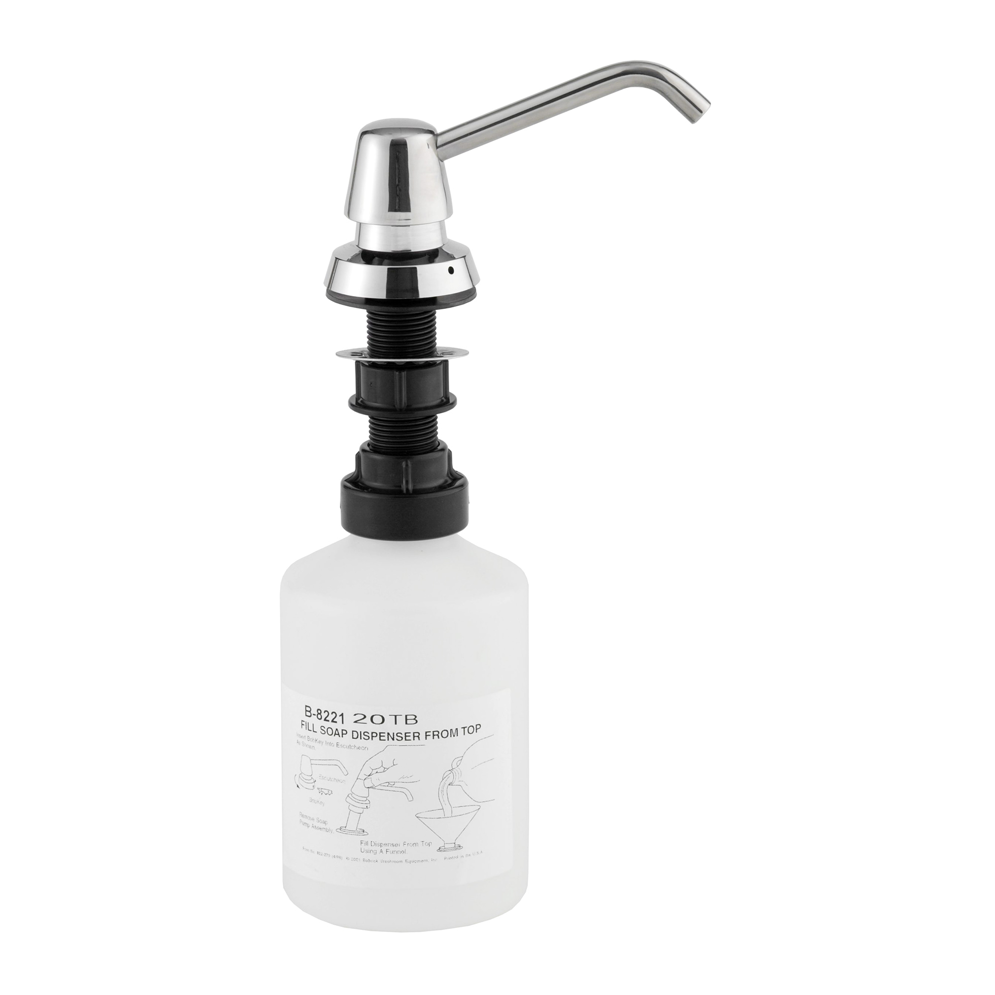 Bobrick B-8221 Seifenspender zur Waschtischmontage 600 ml